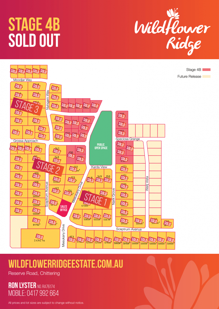 Stage 4B – Wildflower Ridge Estate